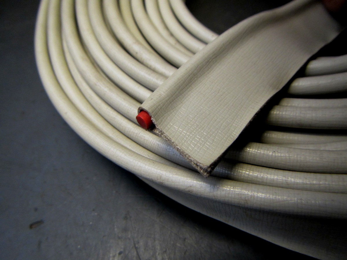 Keder Kunstleder 5 x 23 mm Grau f. Oldtimer 7,5 m (12259 ...