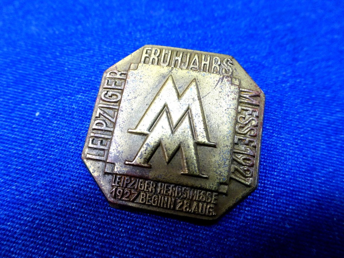 Anstecker Leipziger Messe 1927 Wächtler Mittweida (24317 ...