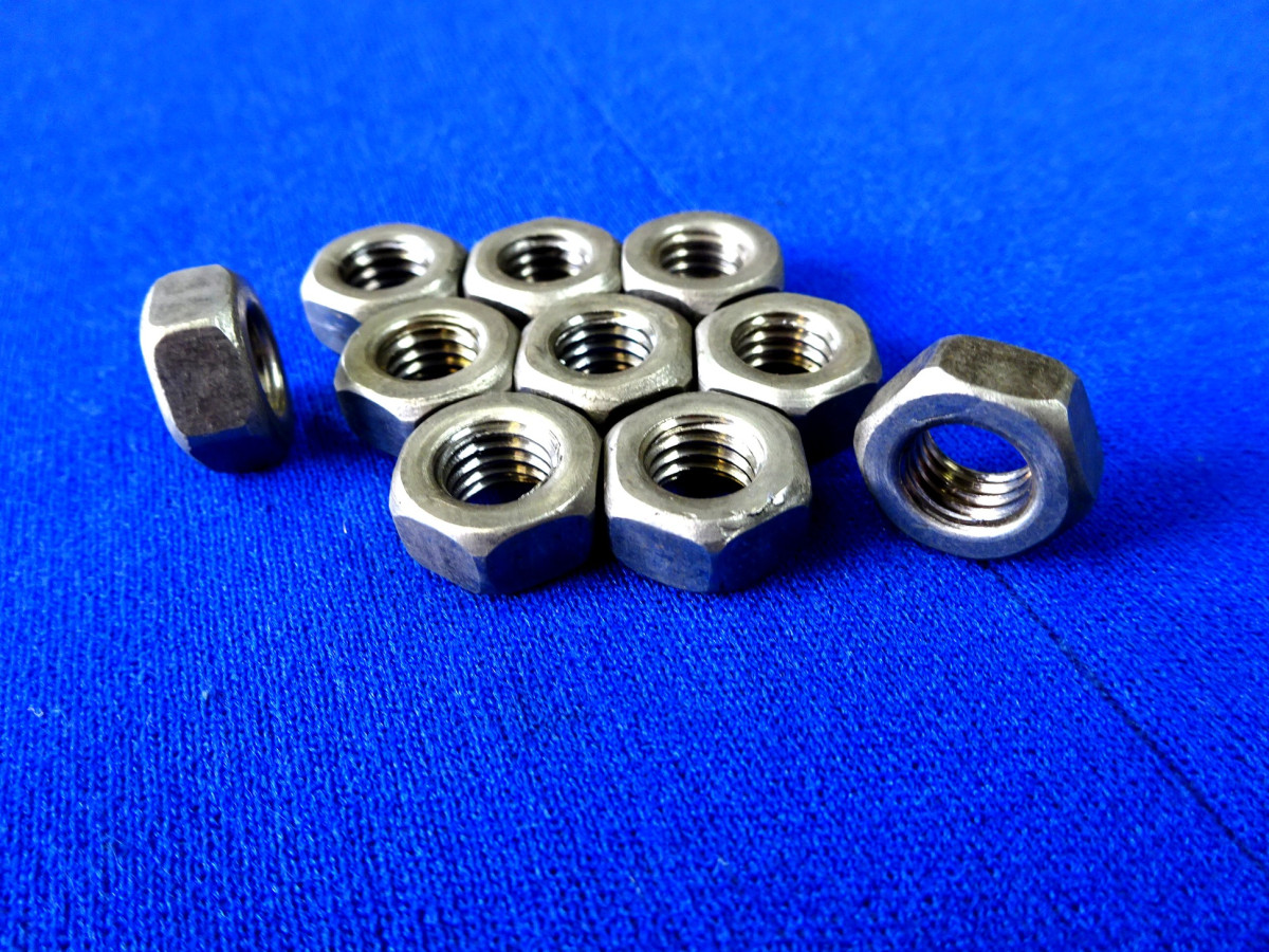 Sechskantmutter M8 x 1,25 mm Edelstahl 10 Stück (25515) | ***sixpoints ...