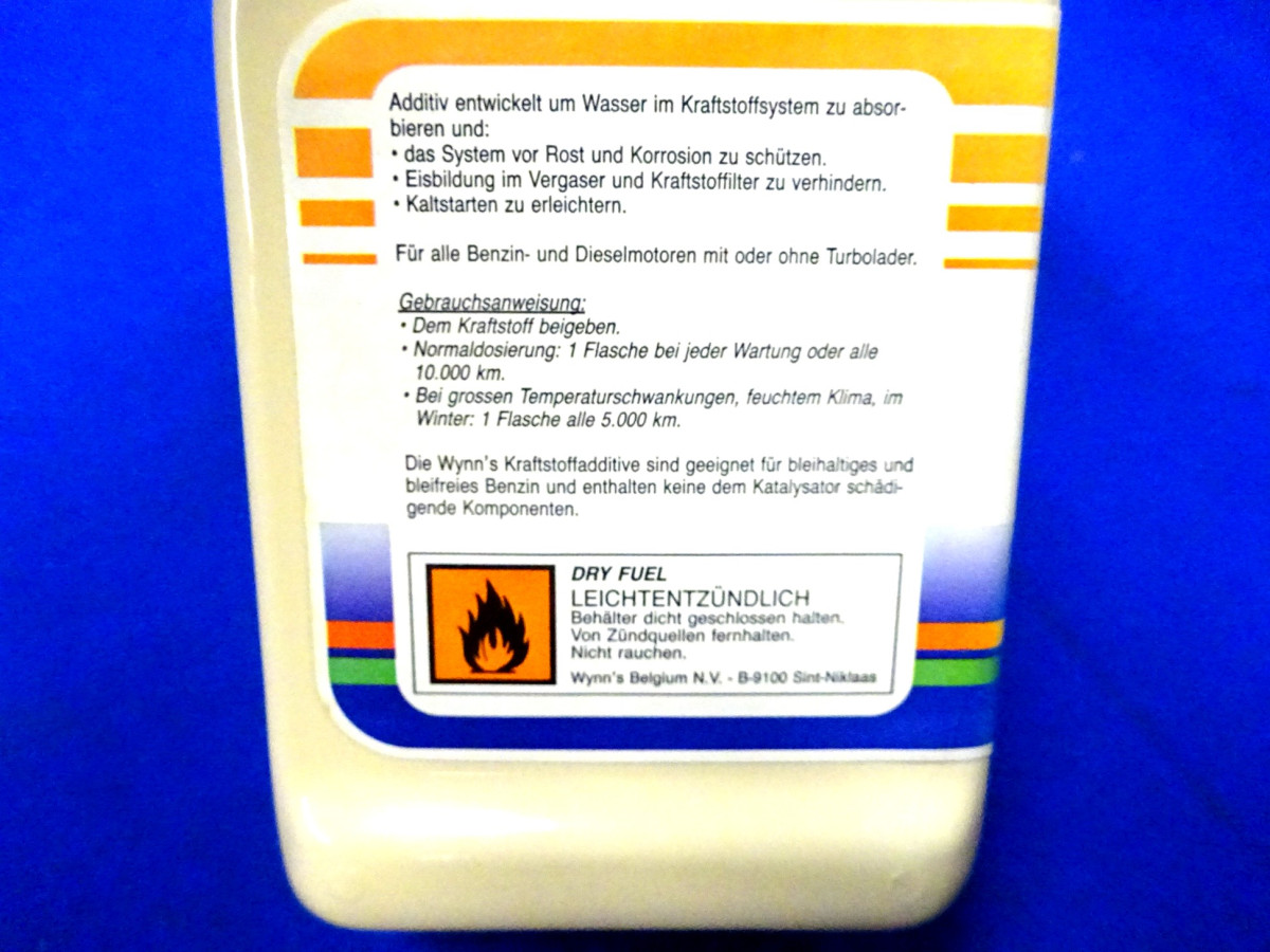 Wynn´s Dry Fuel Tank Additiv (28090) | ***sixpoints*** der Oldtimer ...