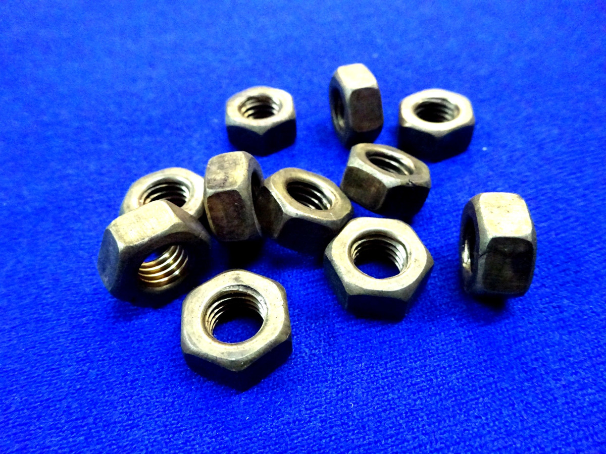 Messing Mutter ESKA M8 x 1,25 mm SW 13 IFA DDR (26282) | ***sixpoints ...