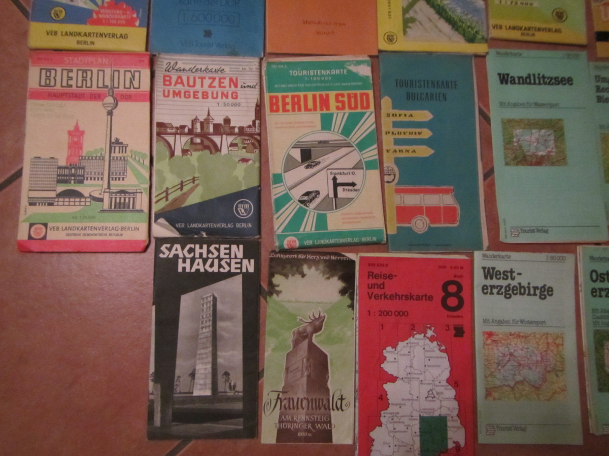 Wanderkarten Stadtpläne DDR Landkarten 26 Stück (21328) | ***sixpoints ...