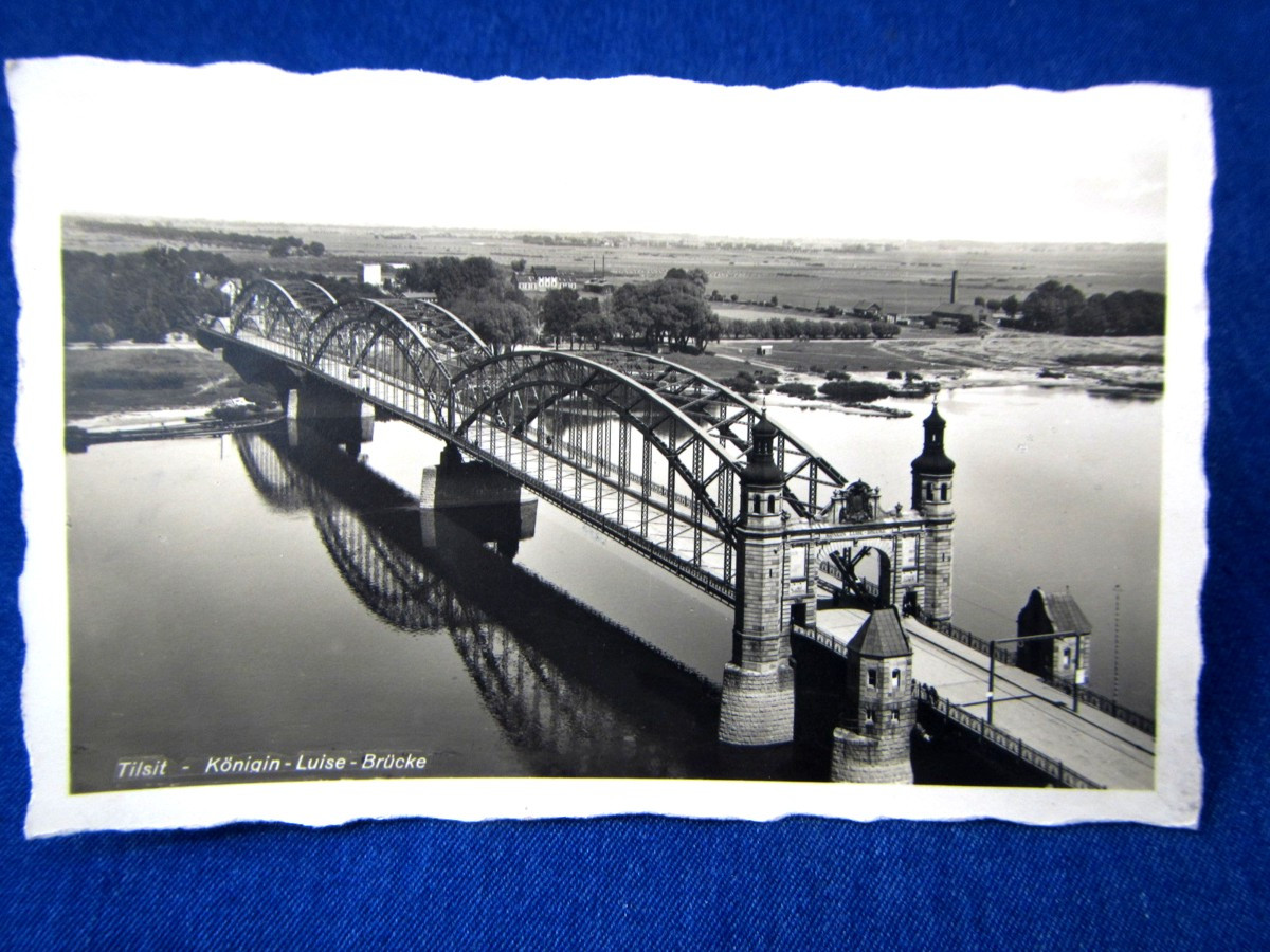Ansichtskarte Tilsit Königin-Luise-Brücke AK 1937 (23693 ...